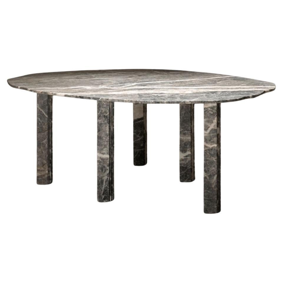Cylamen Sculptural White Marble Dining Table, Lorenzo Bini For Sale at ...