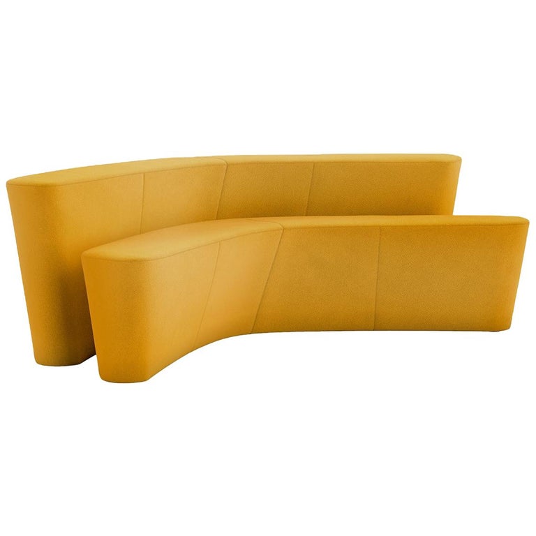 Tacchini Polar Perch Modular Sofa System in Orange Daiki Fabric by ...