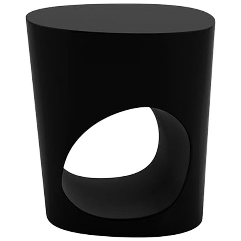 Tacchini Polar Table in Matte Black Painted Metal by Pearson Lloyd For ...