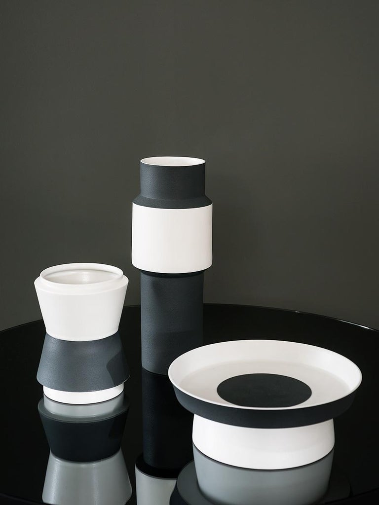 Tacchini Vasum Porcelain Pot Designed by Maria Gabriella Zecca For Sale ...