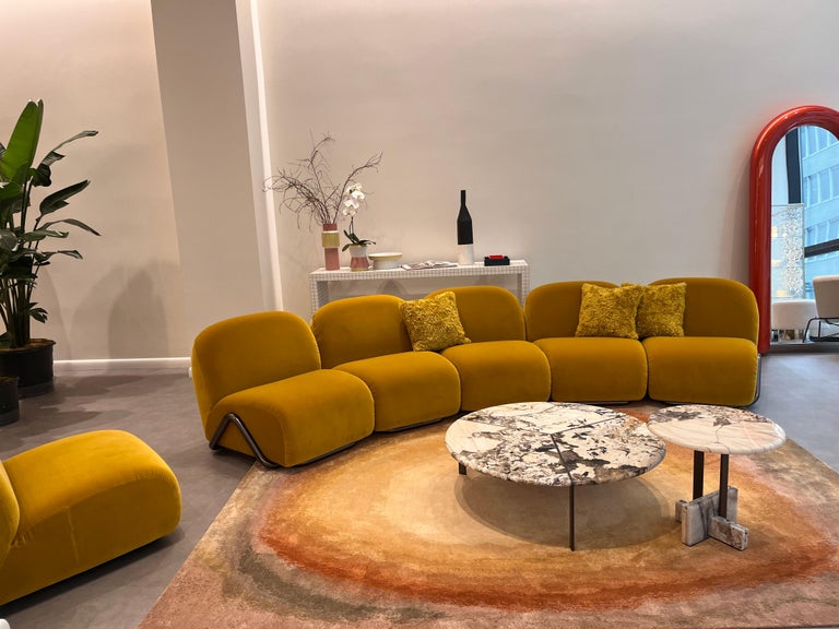 Tacchini Velvet Victoria Sofa Designed by David/Nicolas in STOCK For Sale at 1stDibs