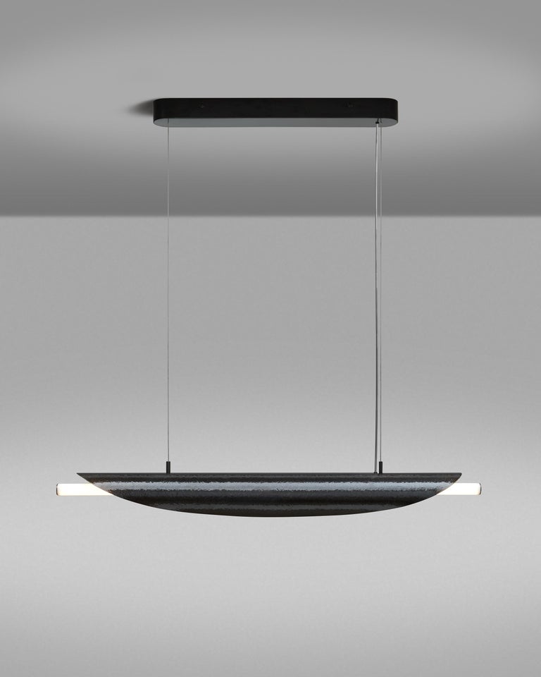 Taco De Luz Grande Hammered Brass Pendant Light by Aristotelis Barakos ...