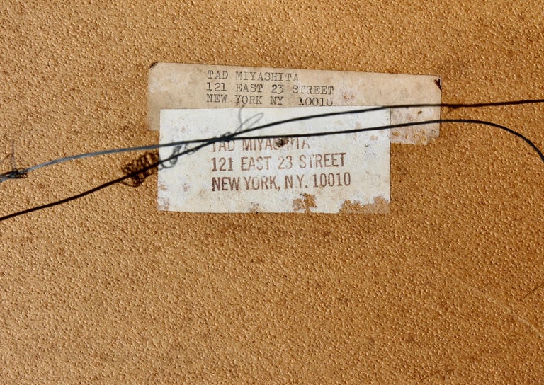 Tad Miyashita '1922-1979' Collage For Sale at 1stDibs