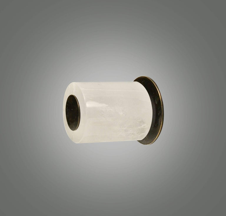 TAD Rock Crystal Sconce by Phoenix For Sale at 1stDibs