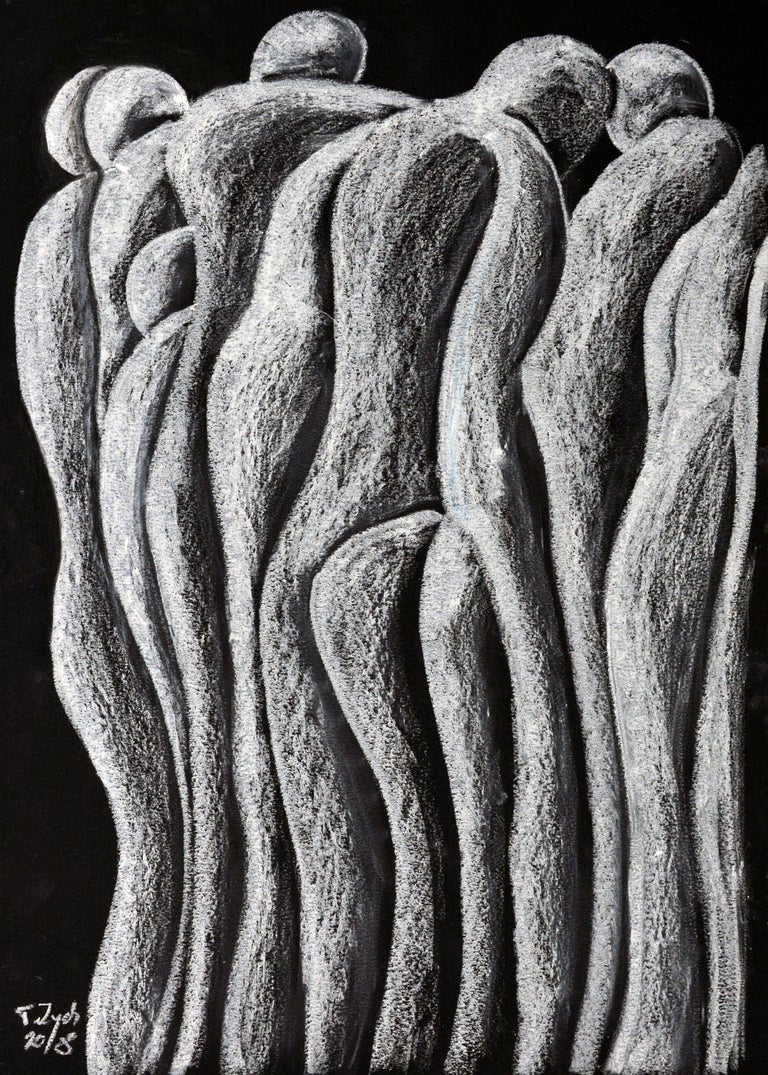 Tadeusz Zych - "Unity II" / Catalogue number P0067 / Oil pastel on ...