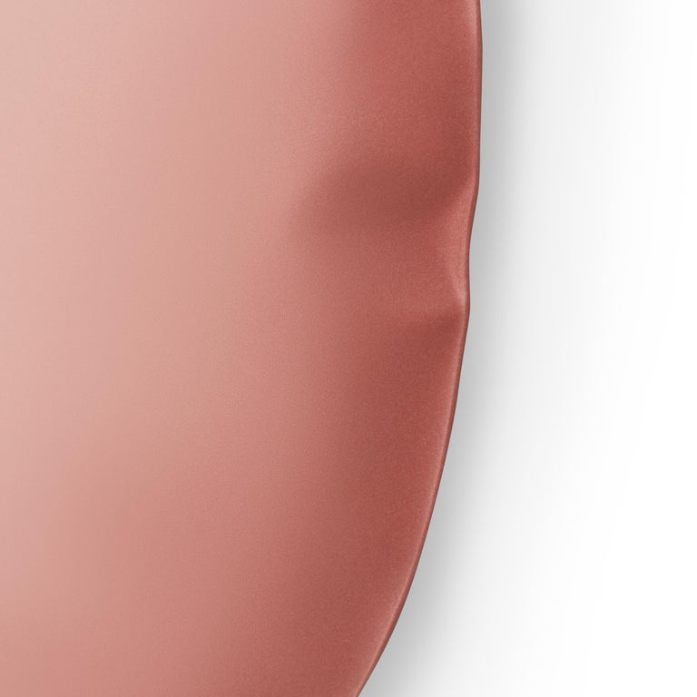 Tafla O6 Pink Matt Wall Mirror by Zieta For Sale at 1stDibs