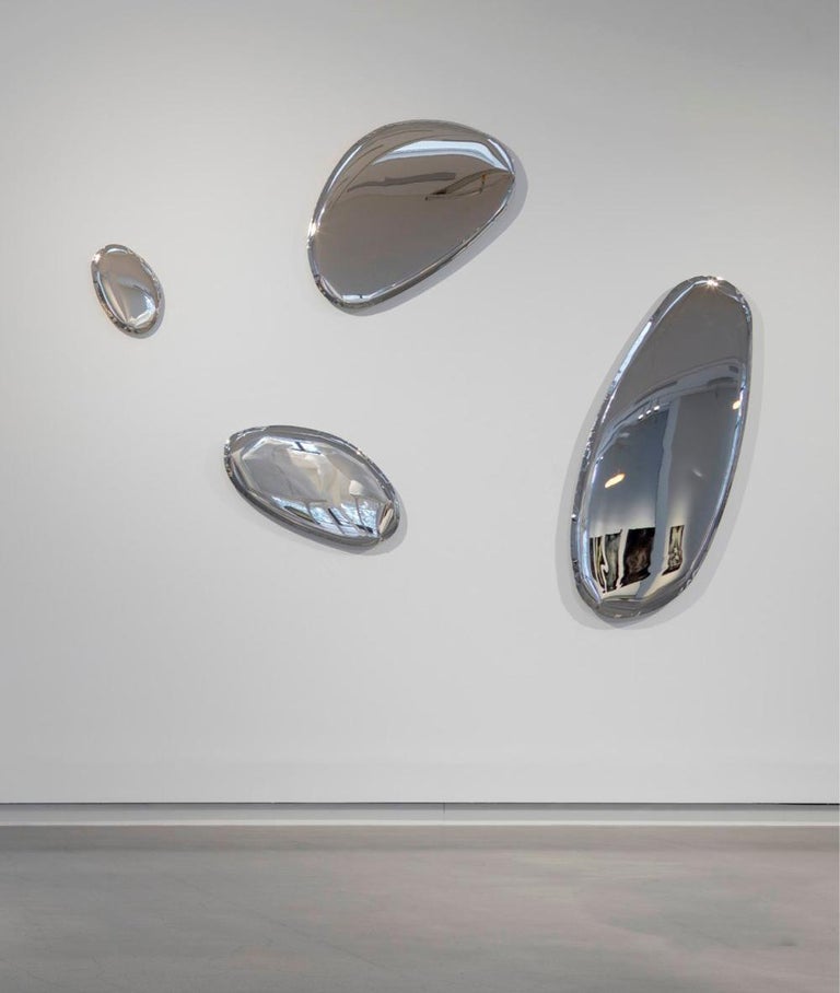 Tafla Mirror C2 in Polished Stainless Steel by Zieta For Sale at 1stDibs