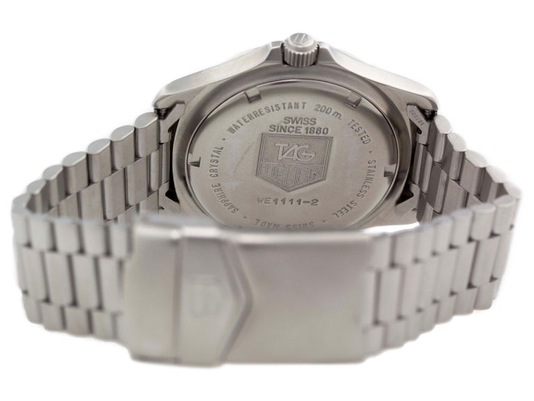 TAG Heuer 2000 Series Stainless Steel Men's Watch WE1111 at 1stDibs