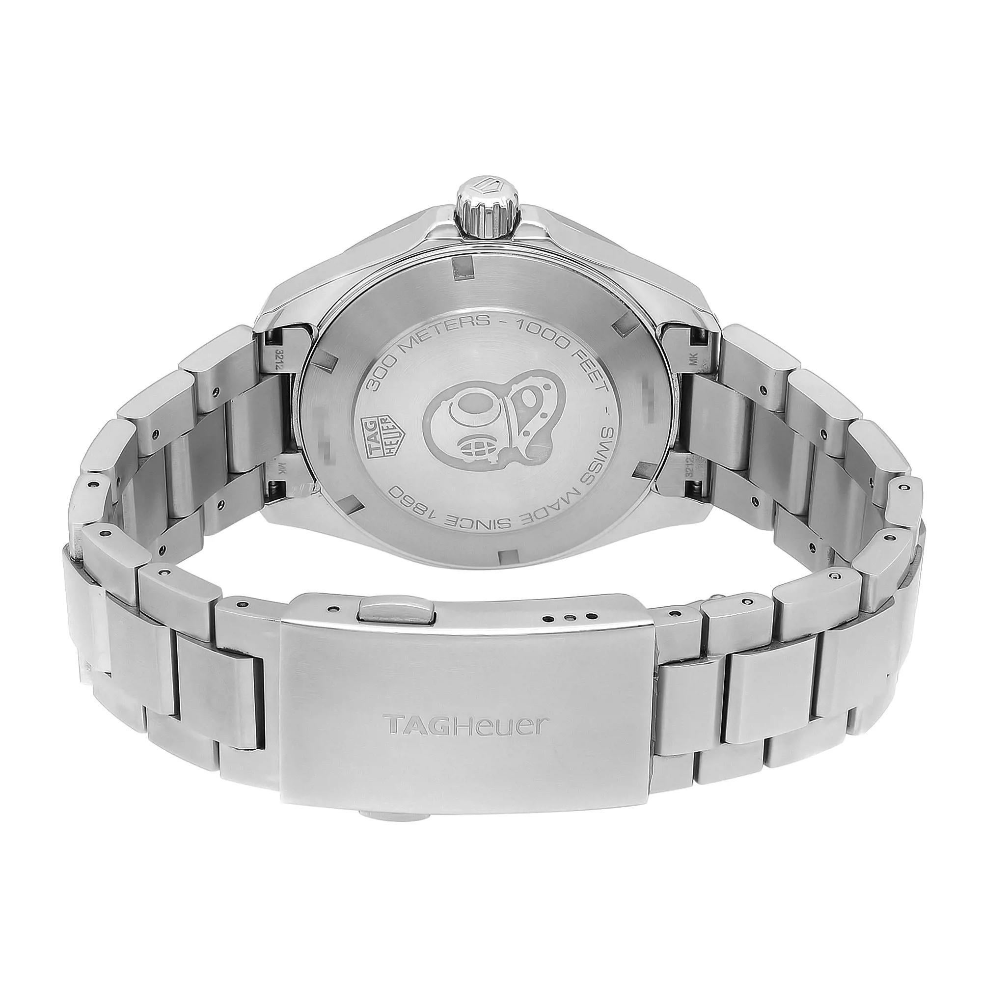 TAG Heuer Aquaracer Steel Blue Dial Quartz Mens Watch WBD1112.BA0928 at ...