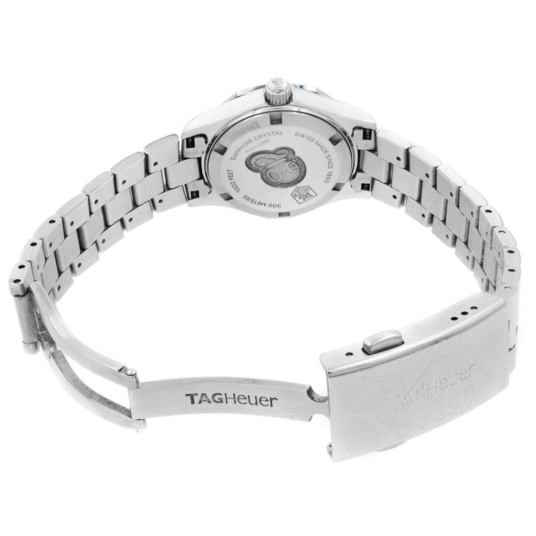 TAG Heuer Aquaracer MOP Dial Sticks Steel Quartz Ladies Watch WAF1414 ...