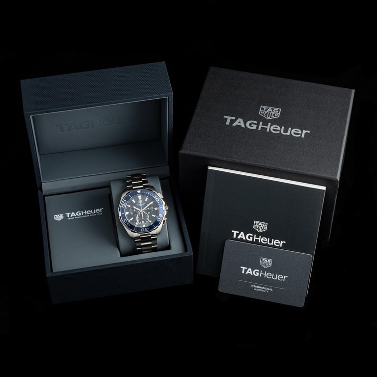 TAG Heuer Aquaracer Quartz Chronograph For Sale at 1stDibs