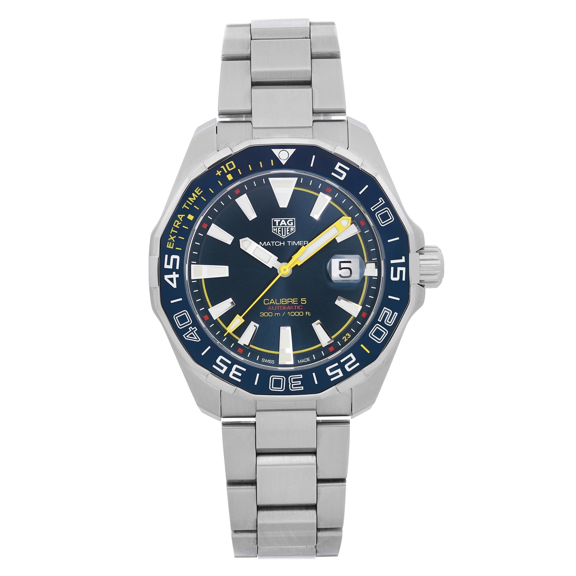 Tag Heuer Aquaracer Professional Steel Silver Dial Mens Watch WBP201C ...
