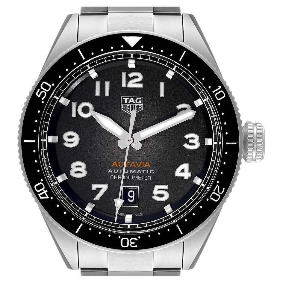 TAG Heuer Autavia Heritage Calibre Heuer 02 Steel Mens Watch CBE2110 ...
