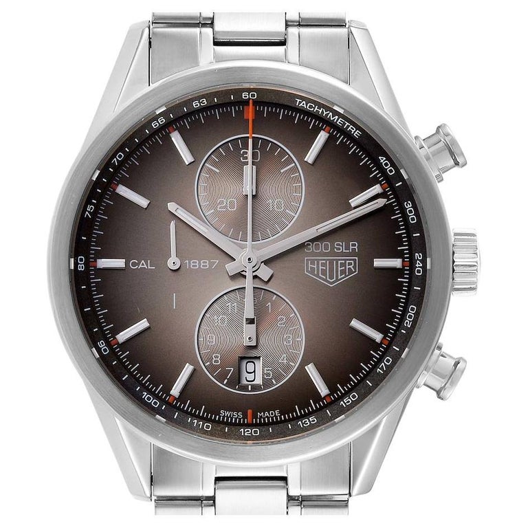 Tag Heuer Carrera 300 SLR Kaliber 1887 Stahl-Herrenuhr CAR2112 Box Card ...