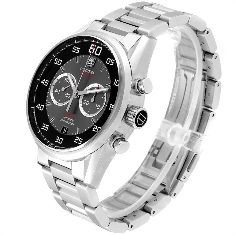 TAG Heuer Carrera Automatic Flyback Steel Men’s Watch CAR2B10 For Sale ...