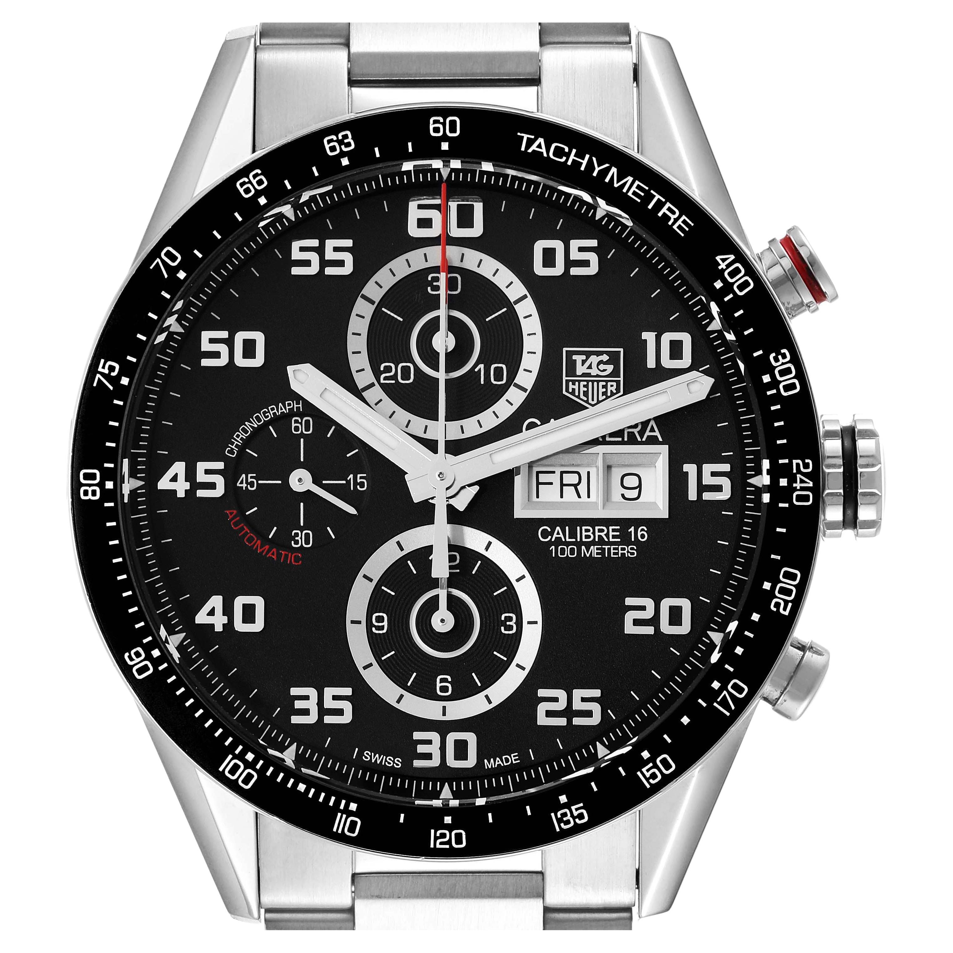TAG Heuer Link Steel Silver Dial Chronograph Men's Watch CAT2011 For ...