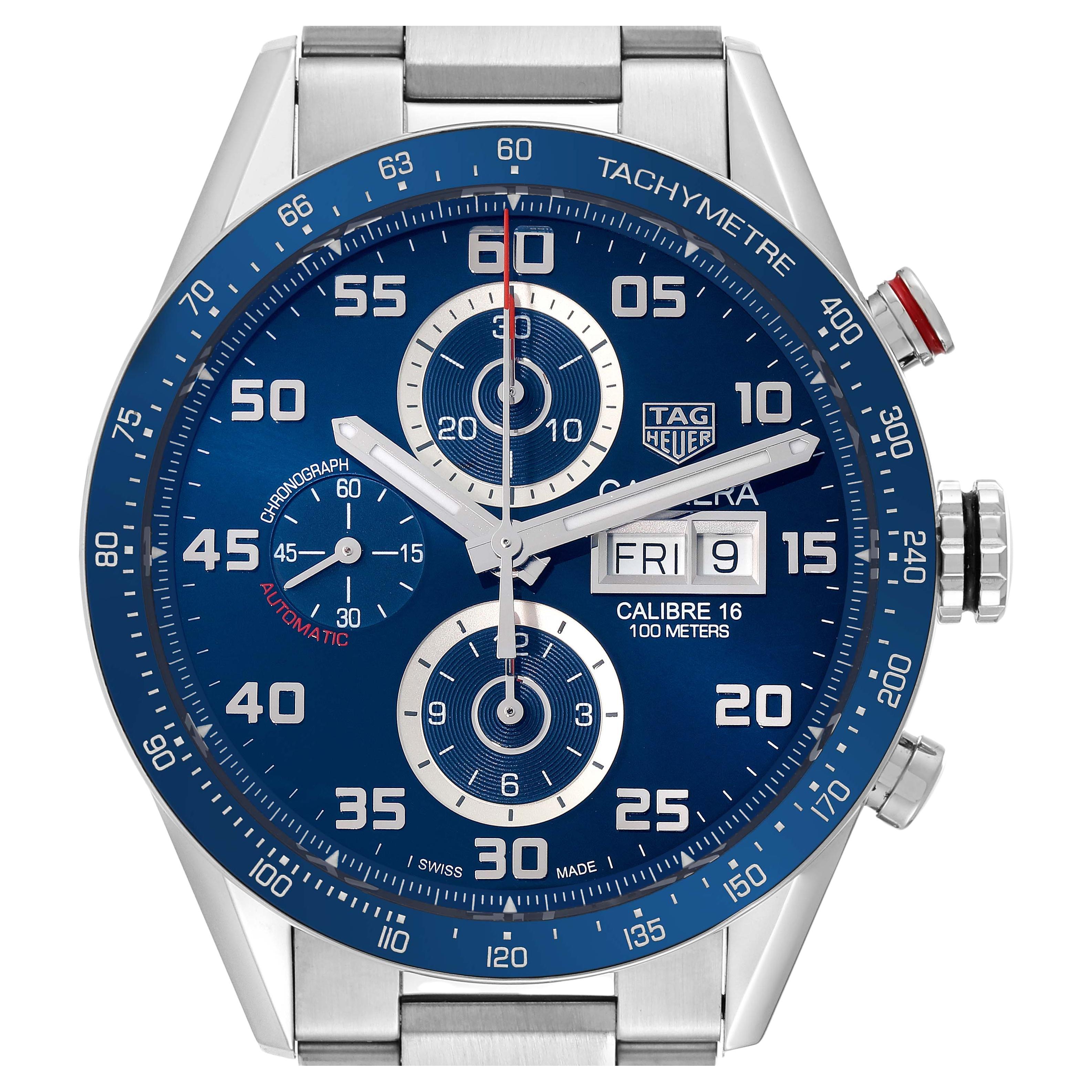 Tag Heuer Monaco Steel Brown Diamond Dial Mens Watch WAW131E Box Card ...