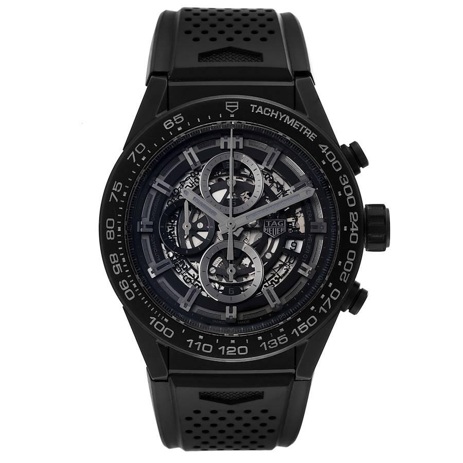 TAG Heuer Carrera Calibre 01 Skeleton Ceramic Mens Watch CAR2A91 Box ...