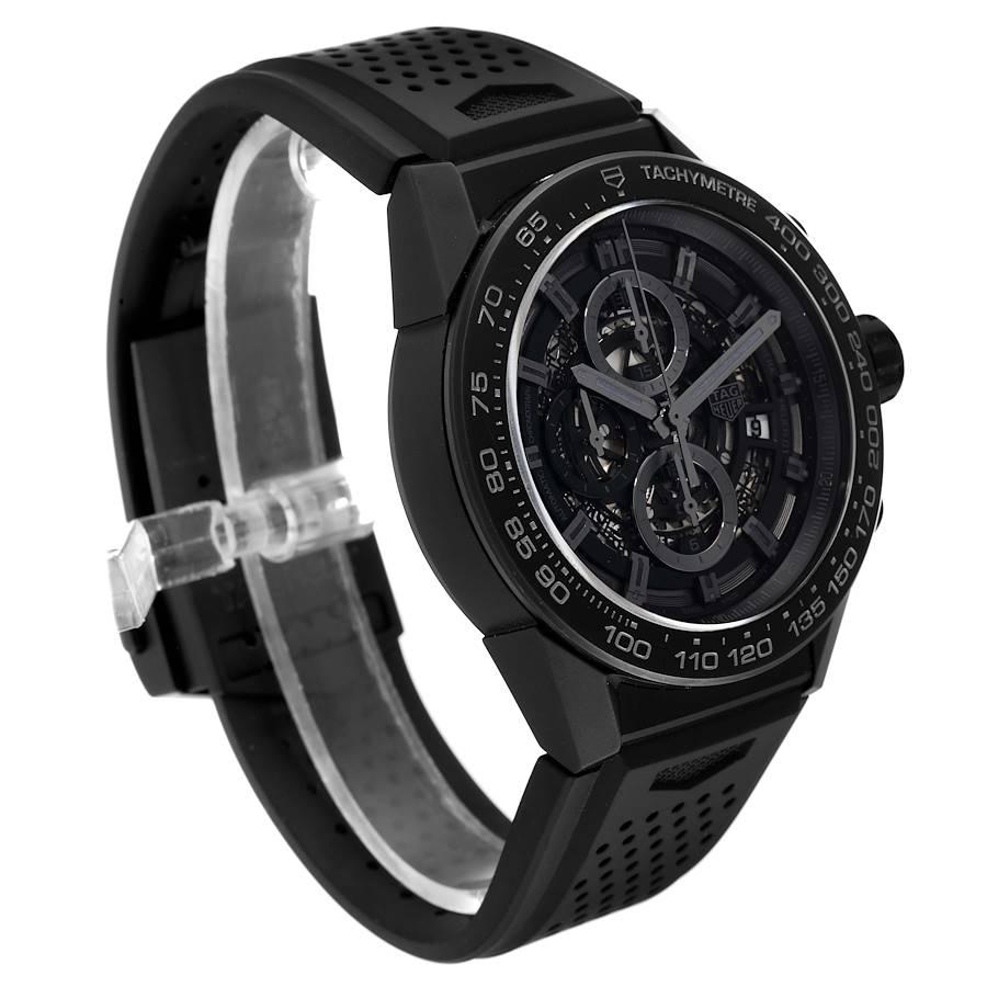 TAG Heuer Carrera Calibre 01 Skeleton Ceramic Mens Watch CAR2A91 Box ...