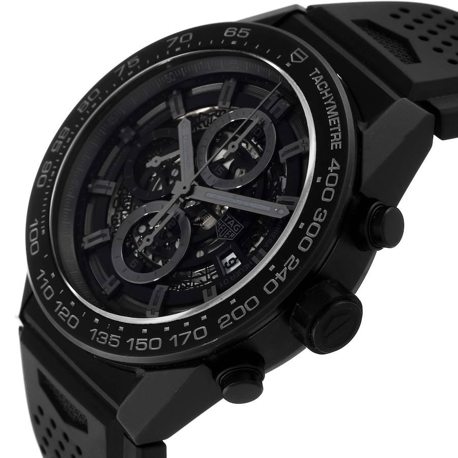 TAG Heuer Carrera Calibre 01 Skeleton Ceramic Mens Watch CAR2A91 Box ...