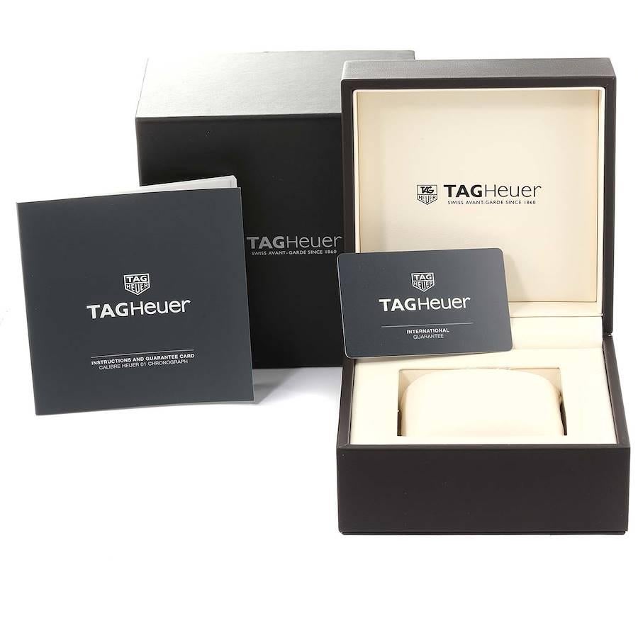 TAG Heuer Carrera Calibre 01 Skeleton Ceramic Mens Watch CAR2A91 Box ...