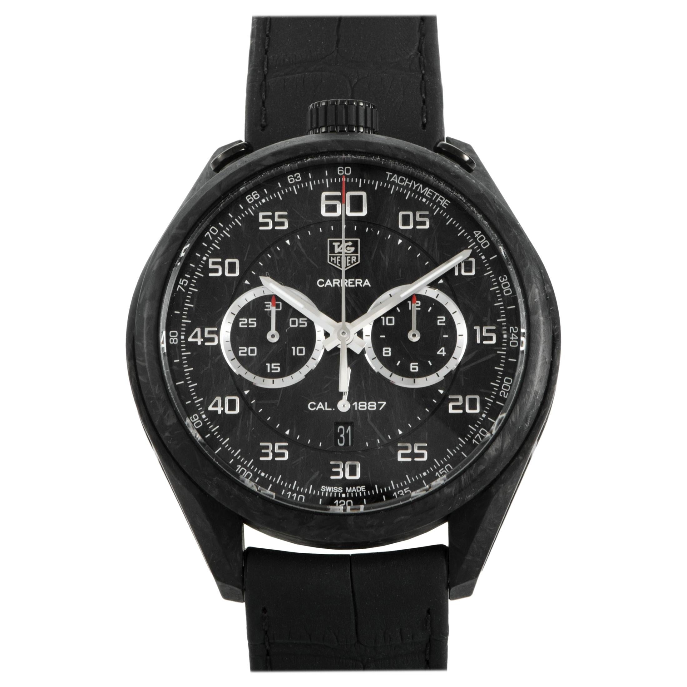 TAG Heuer Carrera Calibre 1887 Chronograph Automatic Watch Stainless ...