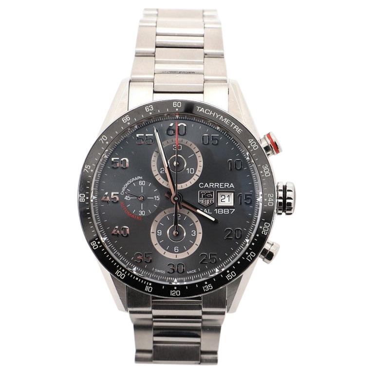 TAG Heuer Carrera Calibre 1887 Chronograph Automatic Watch Stainless ...