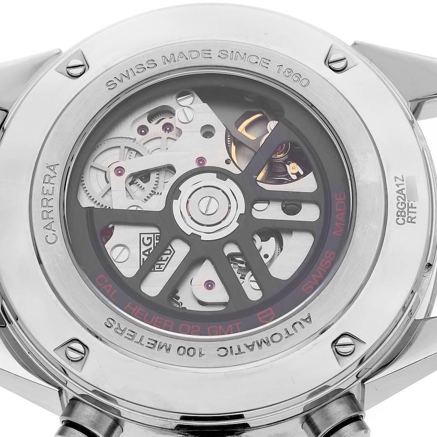 Tag Heuer Carrera Chronograph GMT Batman Bezel Steel Watch CBG2A1Z at ...