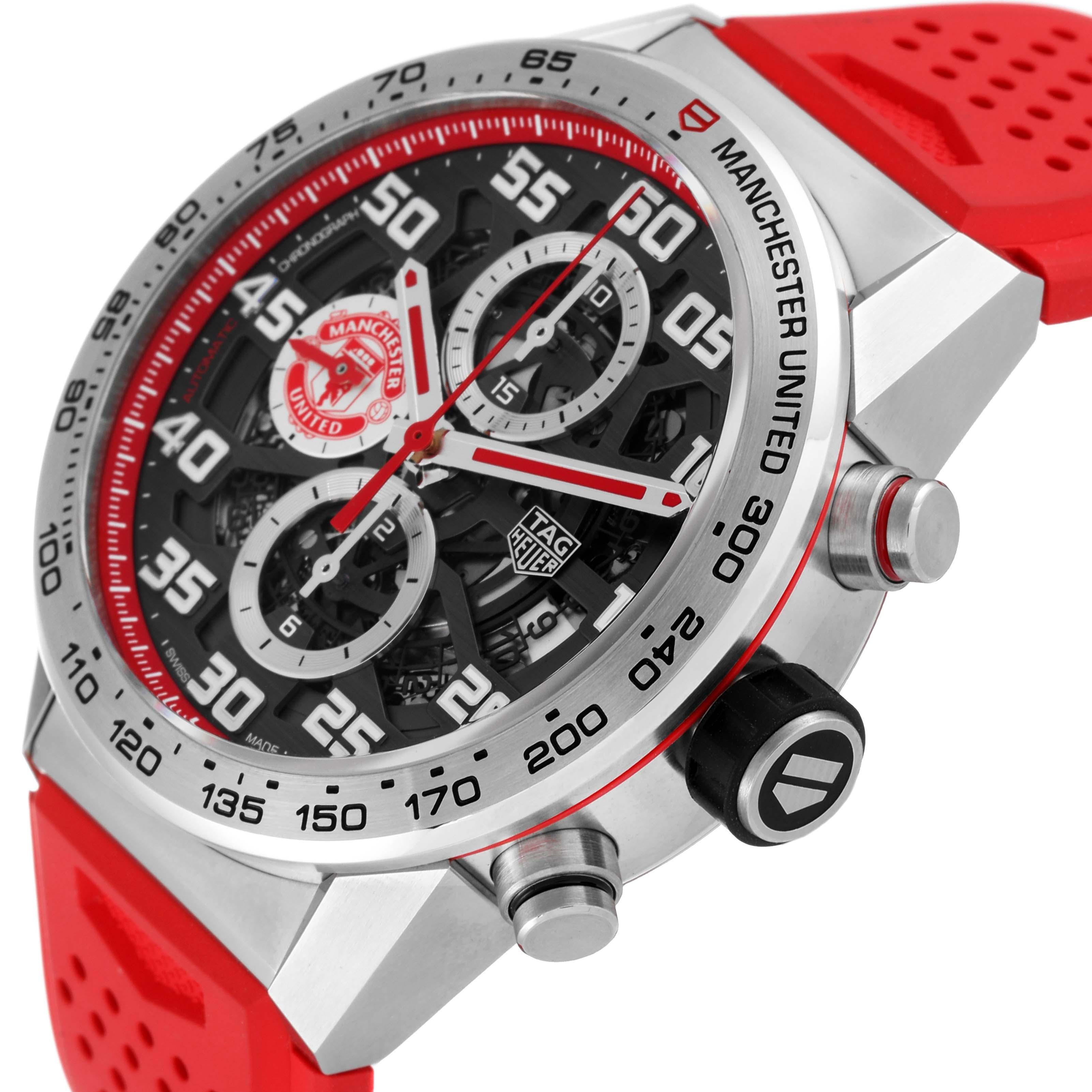 TAG Heuer Carrera Manchester United Limited Edition Steel Mens Watch ...