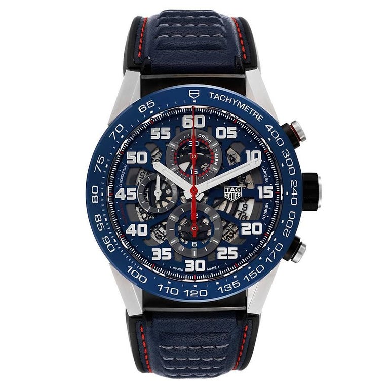 Tag Heuer Carrera Red Bull Racing Steel PVD Mens Watch CAR2A1N Box Card ...