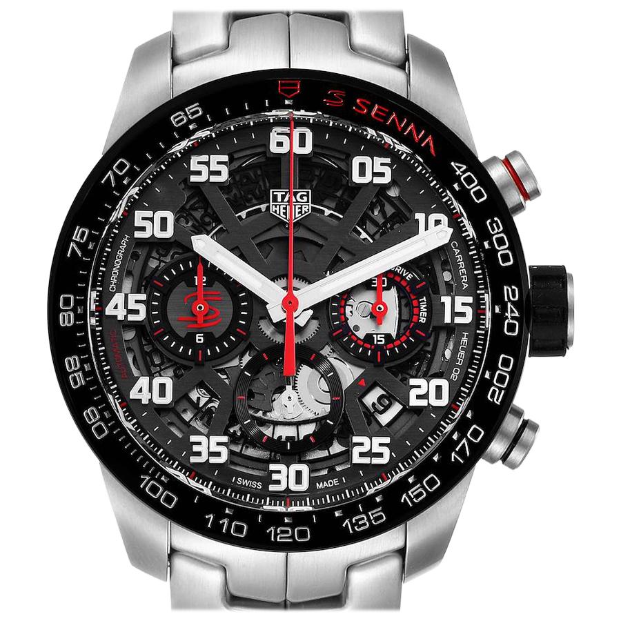TAG Heuer Carrera Senna Special Edition Chronograph Watch CBG2013 For ...
