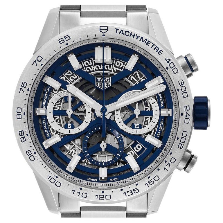 Tag Heuer Carrera Skeleton Dial Japan Limited Edition Watch CBG2019 Box ...