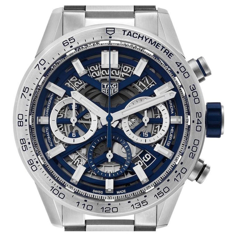 Tag Heuer Carrera Skeleton Dial Japan Limited Edition Watch CBG2019 Box ...
