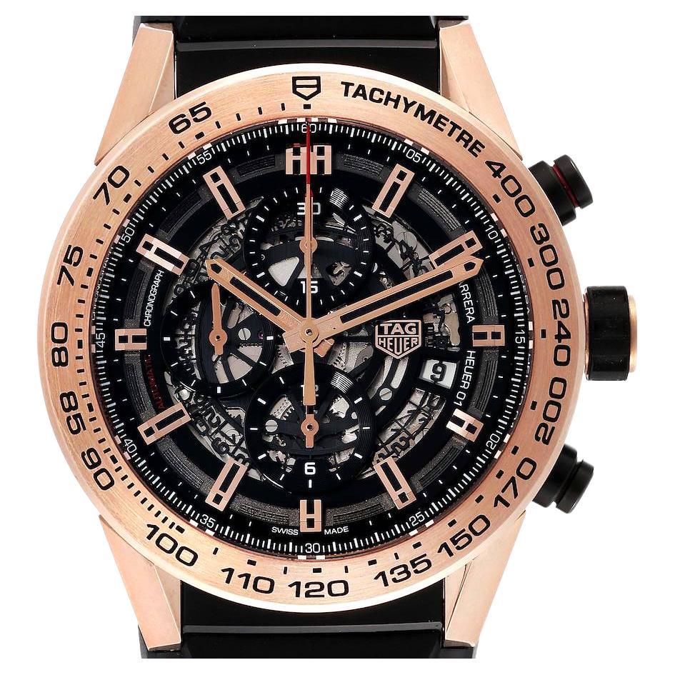 Tag Heuer Grand Carrera 36 RS Caliber PVD Titanium Watch CAV5185 Box ...