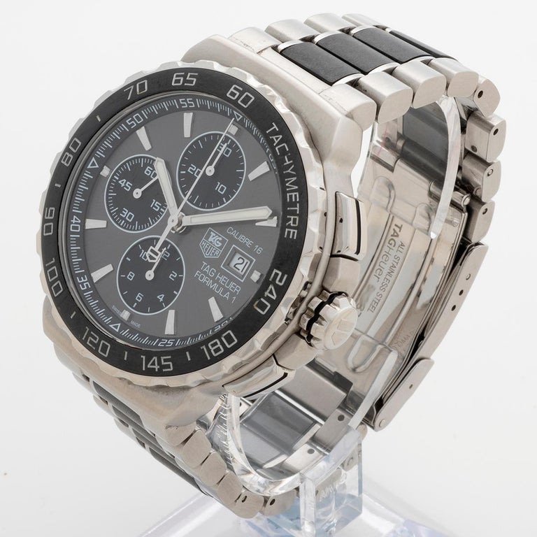 Tag Heuer Formula 1 chronograph ref CAU2010. Ceramic Bezel. Full Set ...