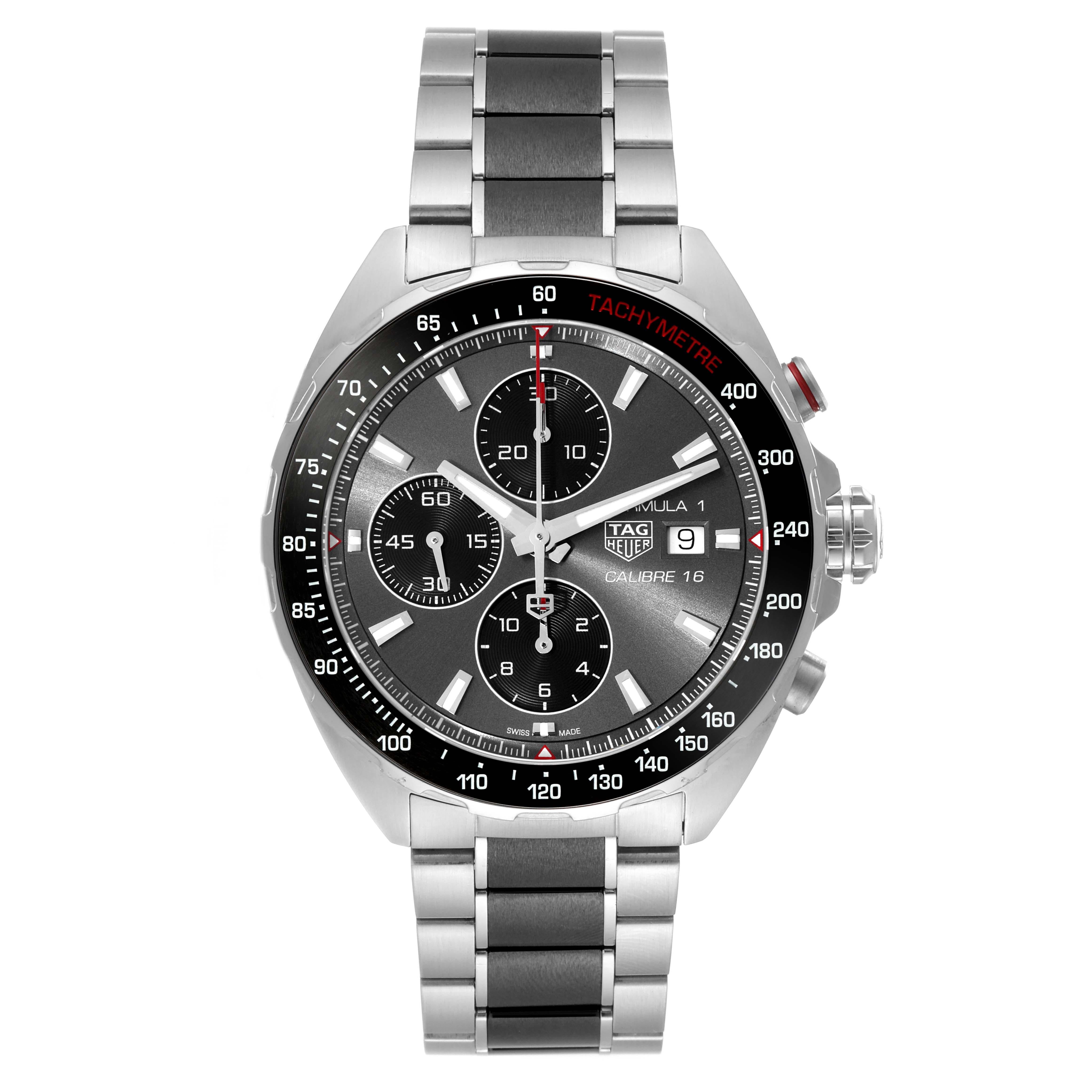 Tag Heuer Formula 1 Chronograph Steel Mens Watch CAZ2012 Box Card For ...