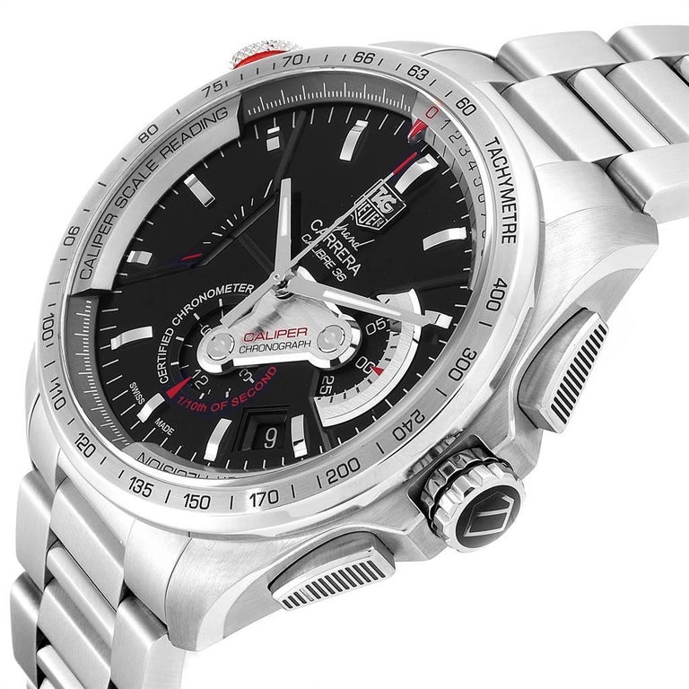TAG Heuer Grand Carrera Calibre 36 RS Caliper Mens Watch CAV5115 Box ...