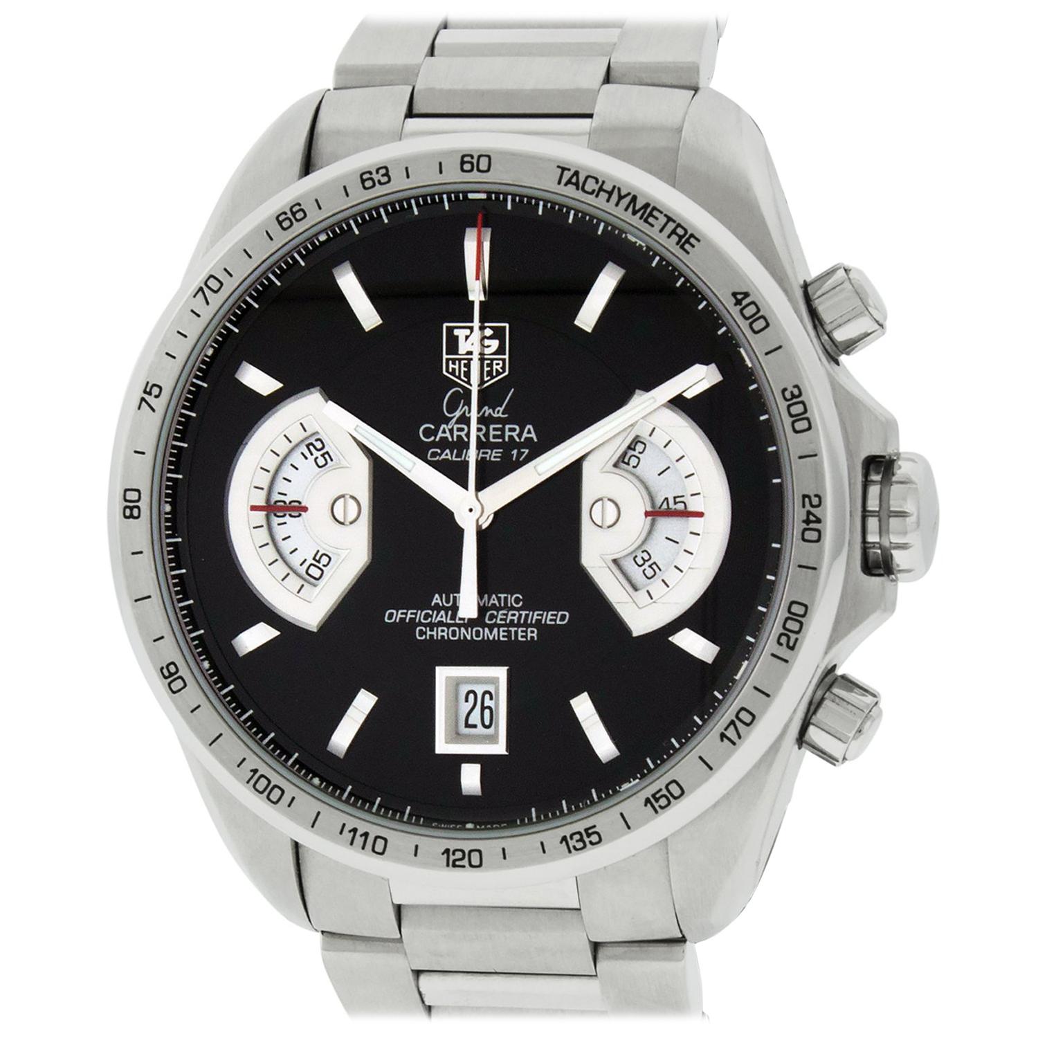 TAG Heuer Grand Carrera Calibre 36 RS Automatic Men’s Watch CAV5115 For ...