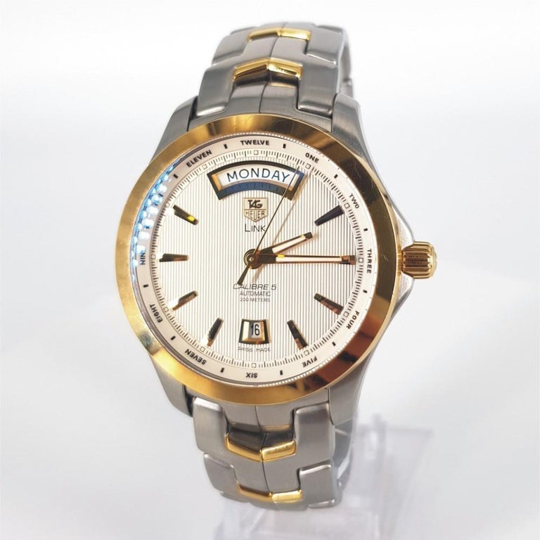 TAG Heuer Link Calibre 5 Watch at 1stDibs