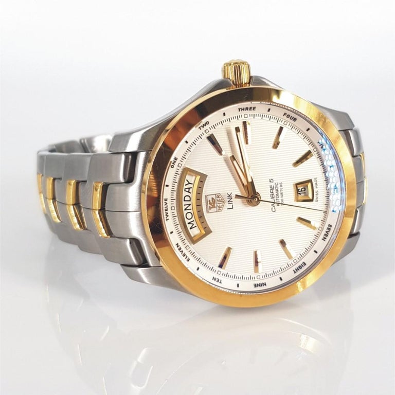 TAG Heuer Link Calibre 5 Watch at 1stDibs