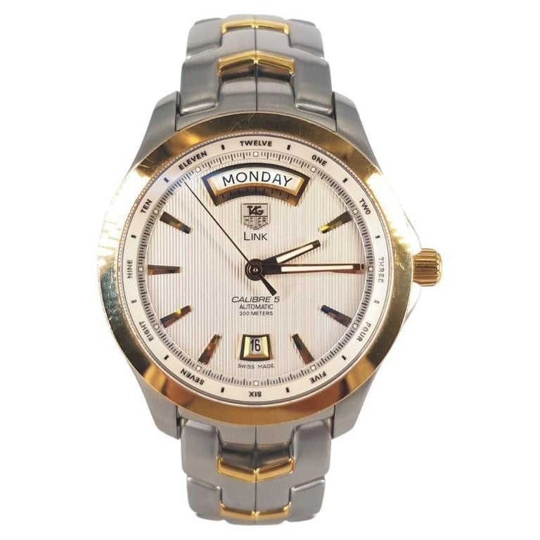 TAG Heuer Link Calibre 5 Watch at 1stDibs