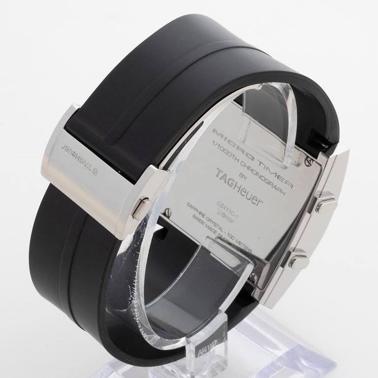 Tag Heuer Microtimer CS111C-1. 1/1000 Timing, Superb Original Condition ...