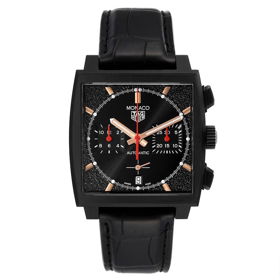 Tag Heuer Monaco Dark Lord Special Edition Black Dial Titanium Mens ...