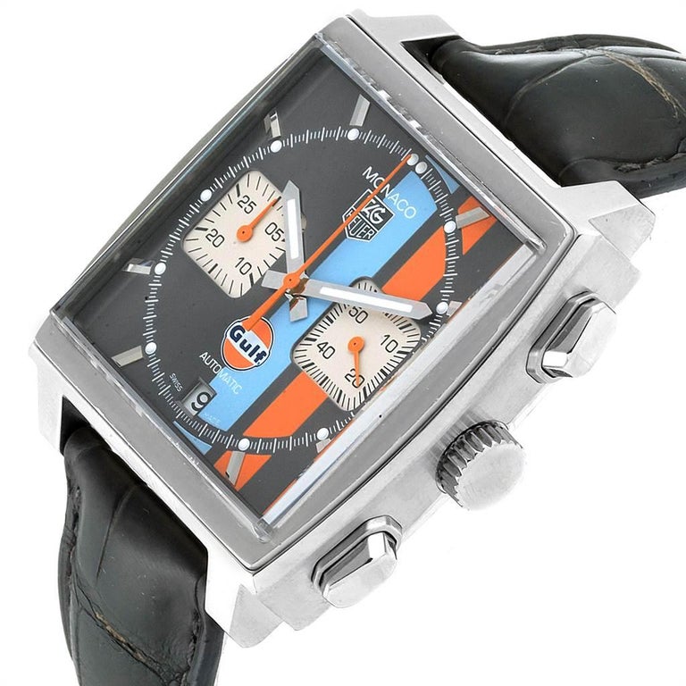 TAG Heuer Monaco Gulf Calibre 12 Chronograph Men’s Watch CAW2113 For ...