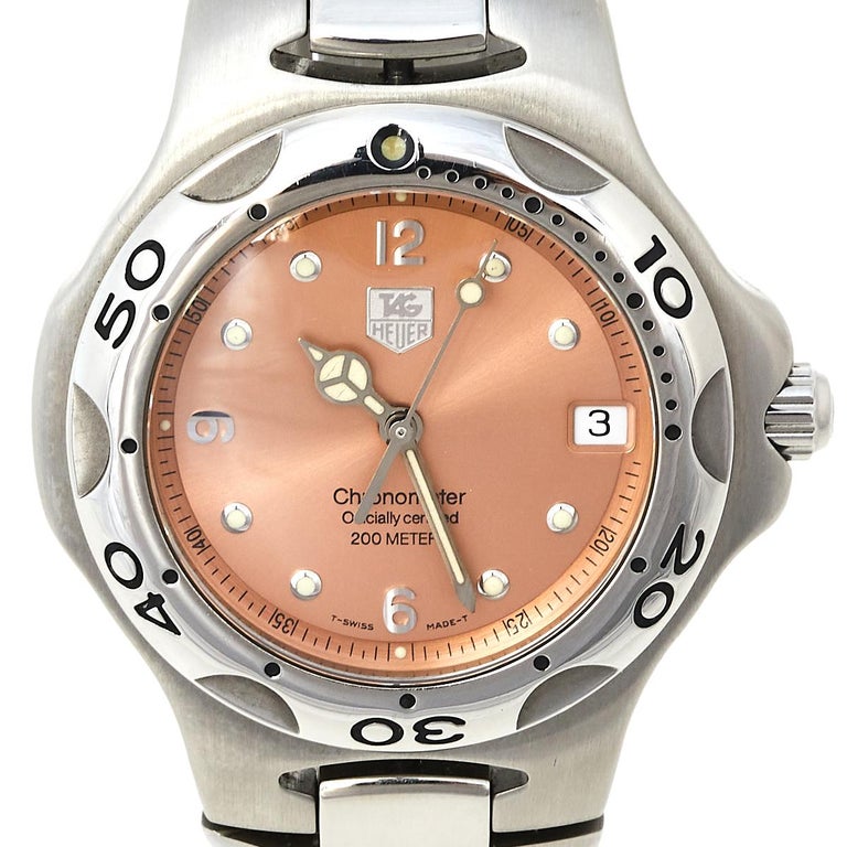 Tag Heuer Salmon Stainless Steel Kirium WL5114.BA0701 Men's Wristwatch ...