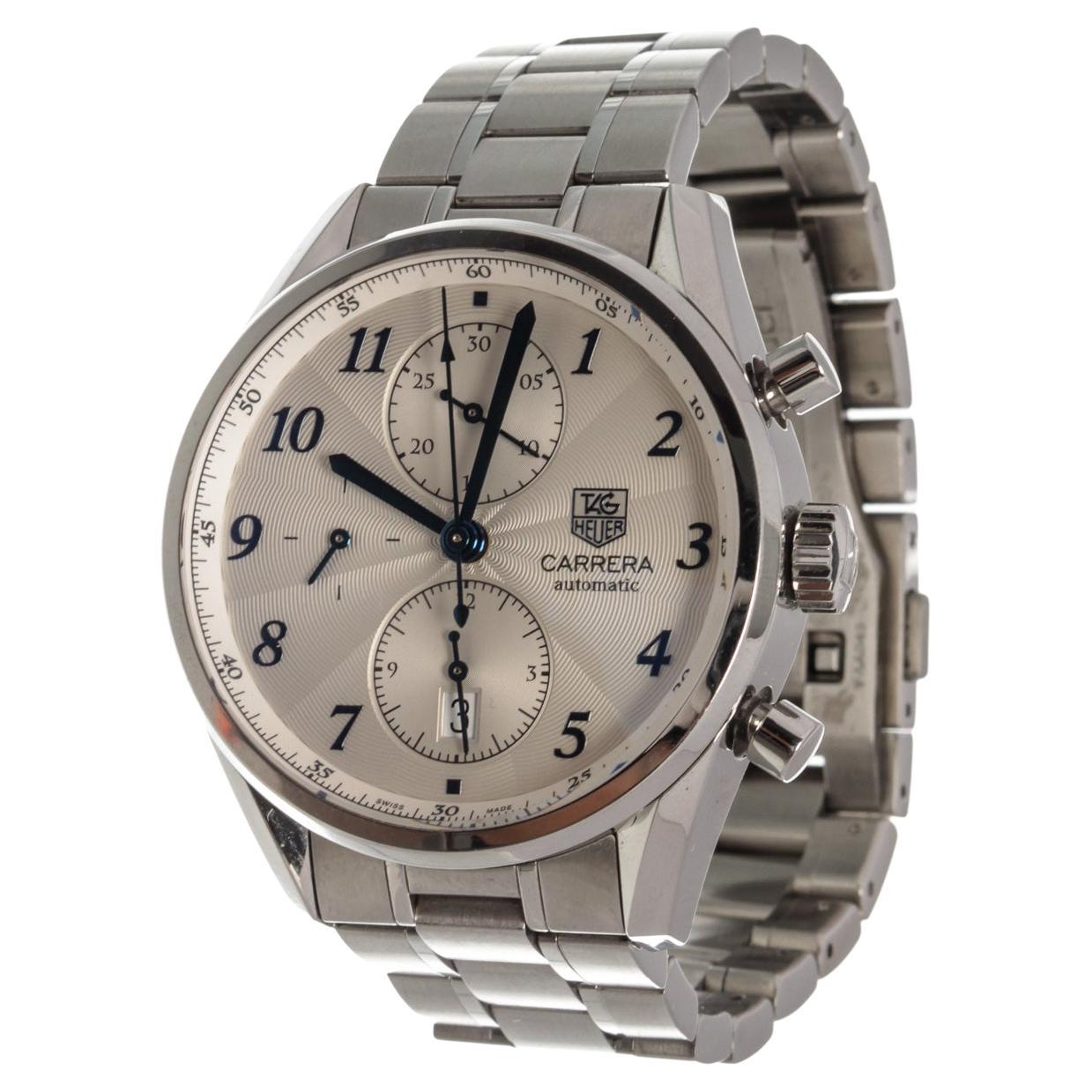 Tag Heuer Silver Alter Ego Watch For Sale at 1stDibs