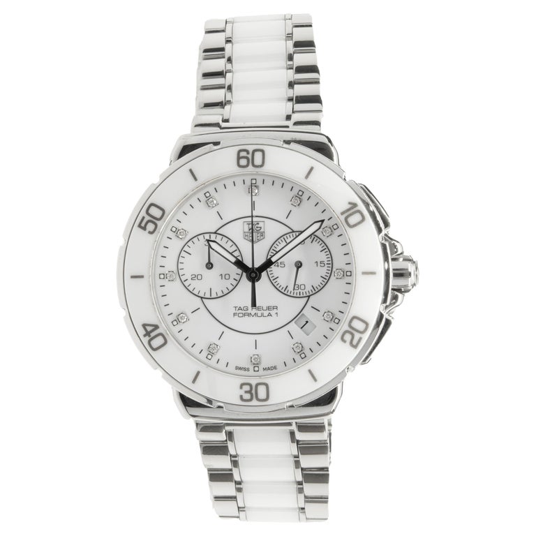TAG Heuer Stainless Steel and Ceramic Formula 1 at 1stDibs