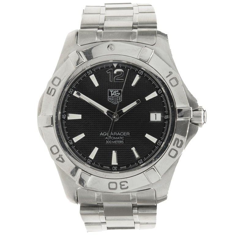 Aquarelle en acier inoxydable Tag Heuer - En vente sur 1stDibs