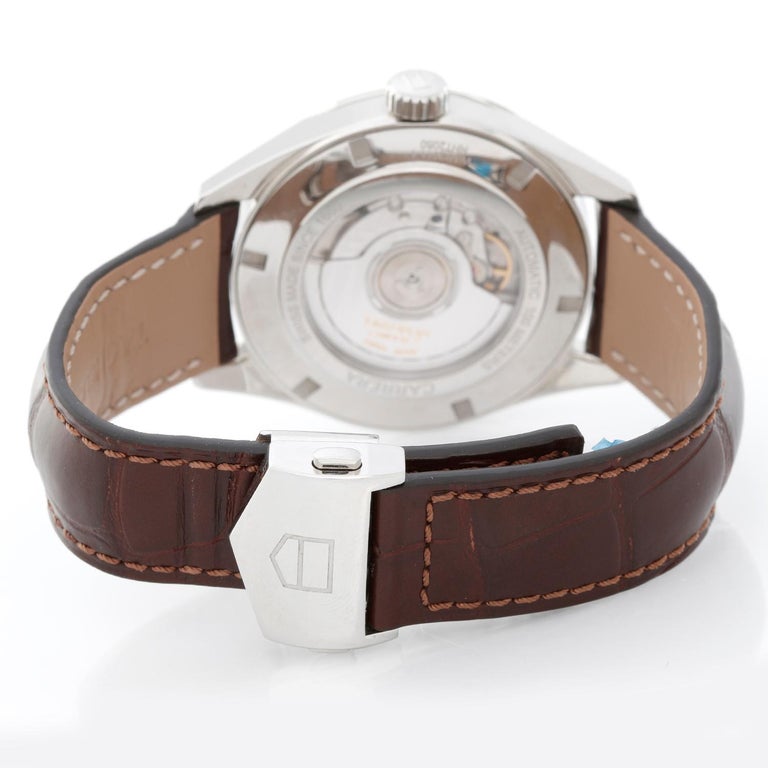TAG Heuer Stainless steel Carrera Calibre 7 Twin Time Automatic ...