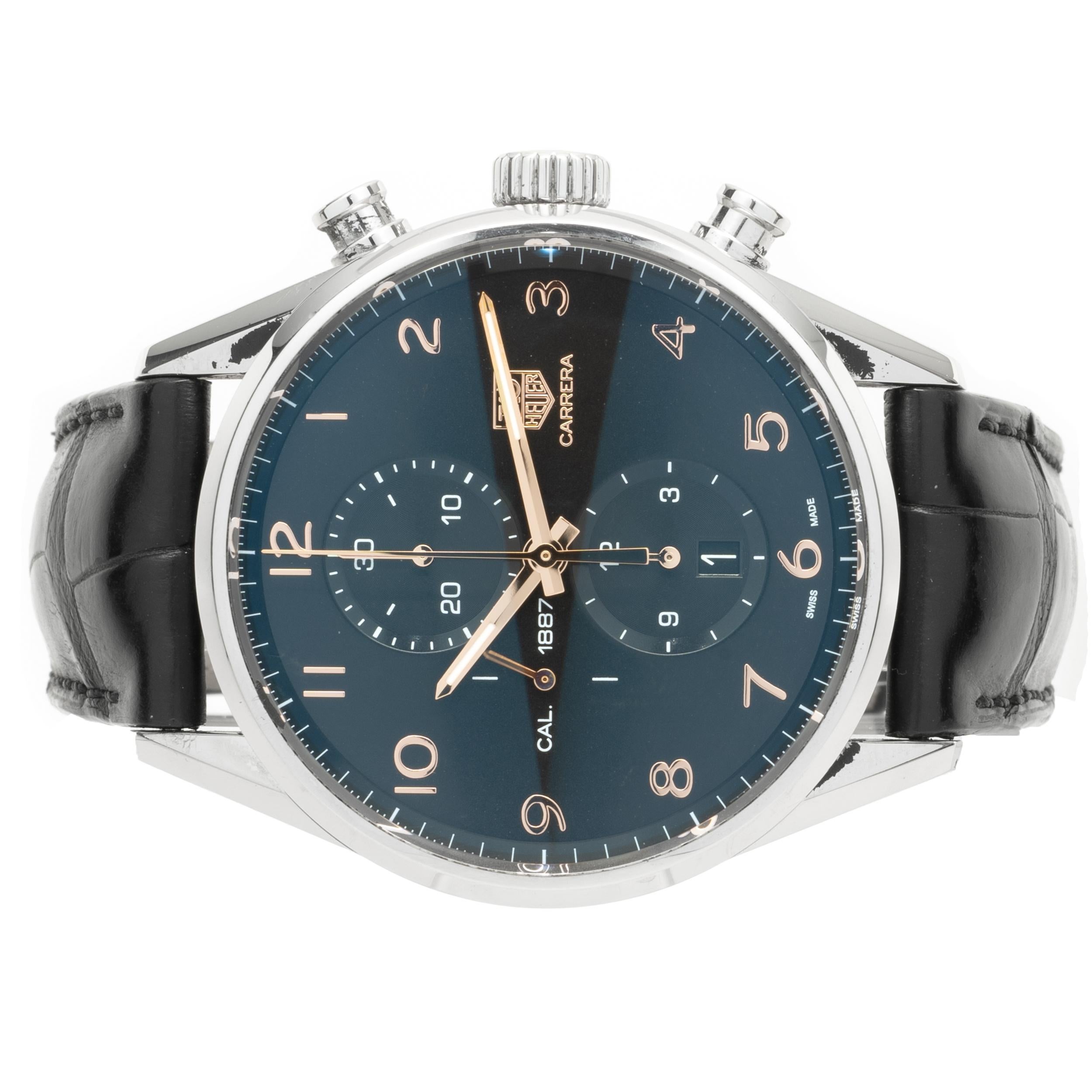 TAG Heuer Stainless Steel Carrera at 1stDibs | cv5111.fc6335, 45mm tag ...